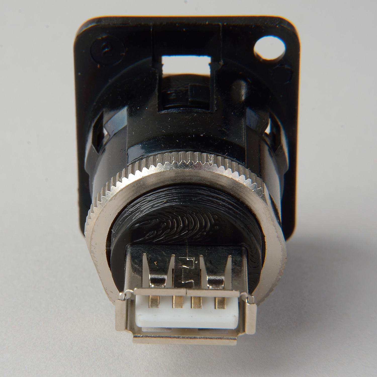 Switchcraft EHUSBBABX USB-B to USB-A Panel Mount Feed Through USB ...