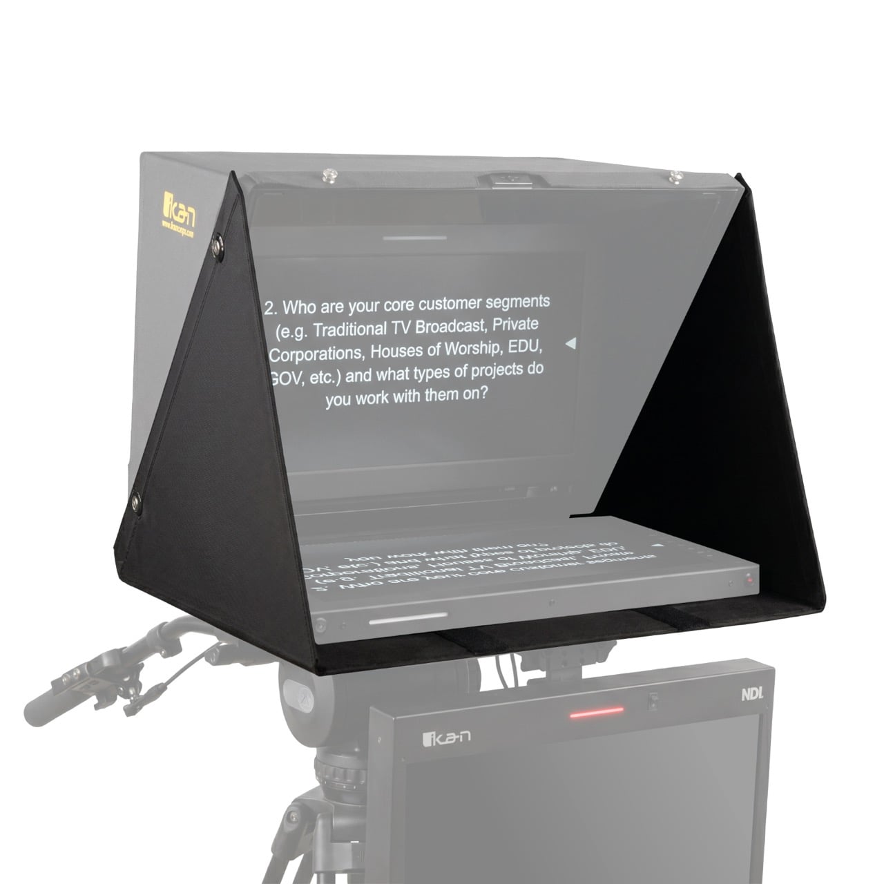 Ikan PT-SH Professional Teleprompter Hood Shroud