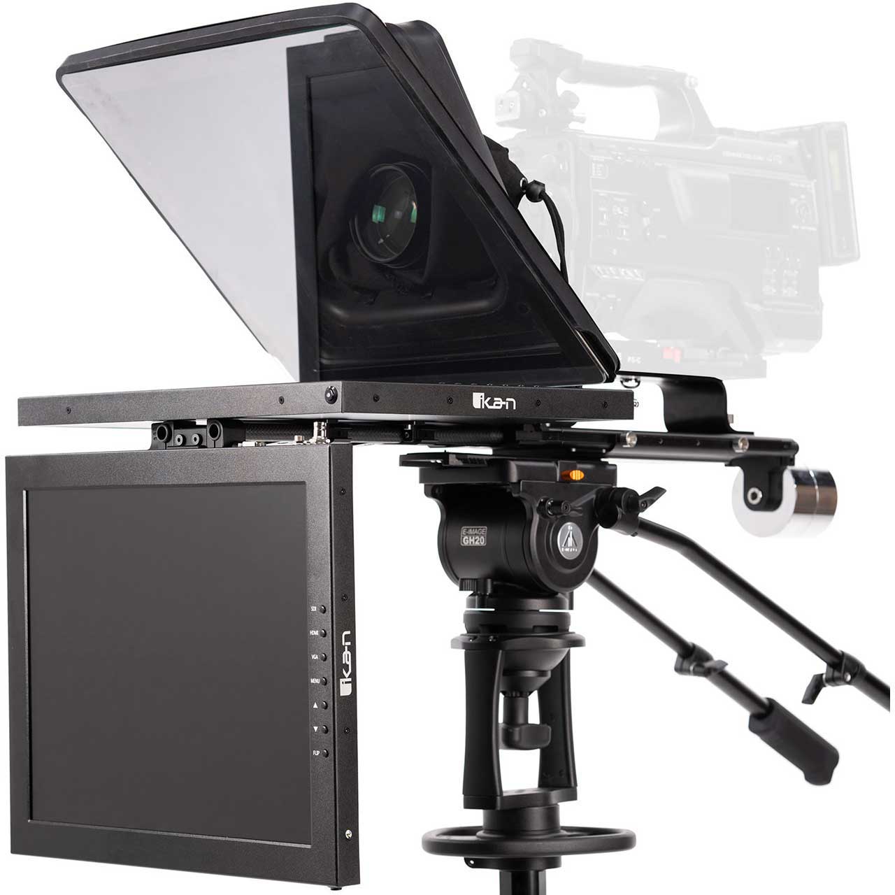 ikan PT4500S-TM-PEDESTAL-TK 15-Inch SDI Turnkey Teleprompter with ...