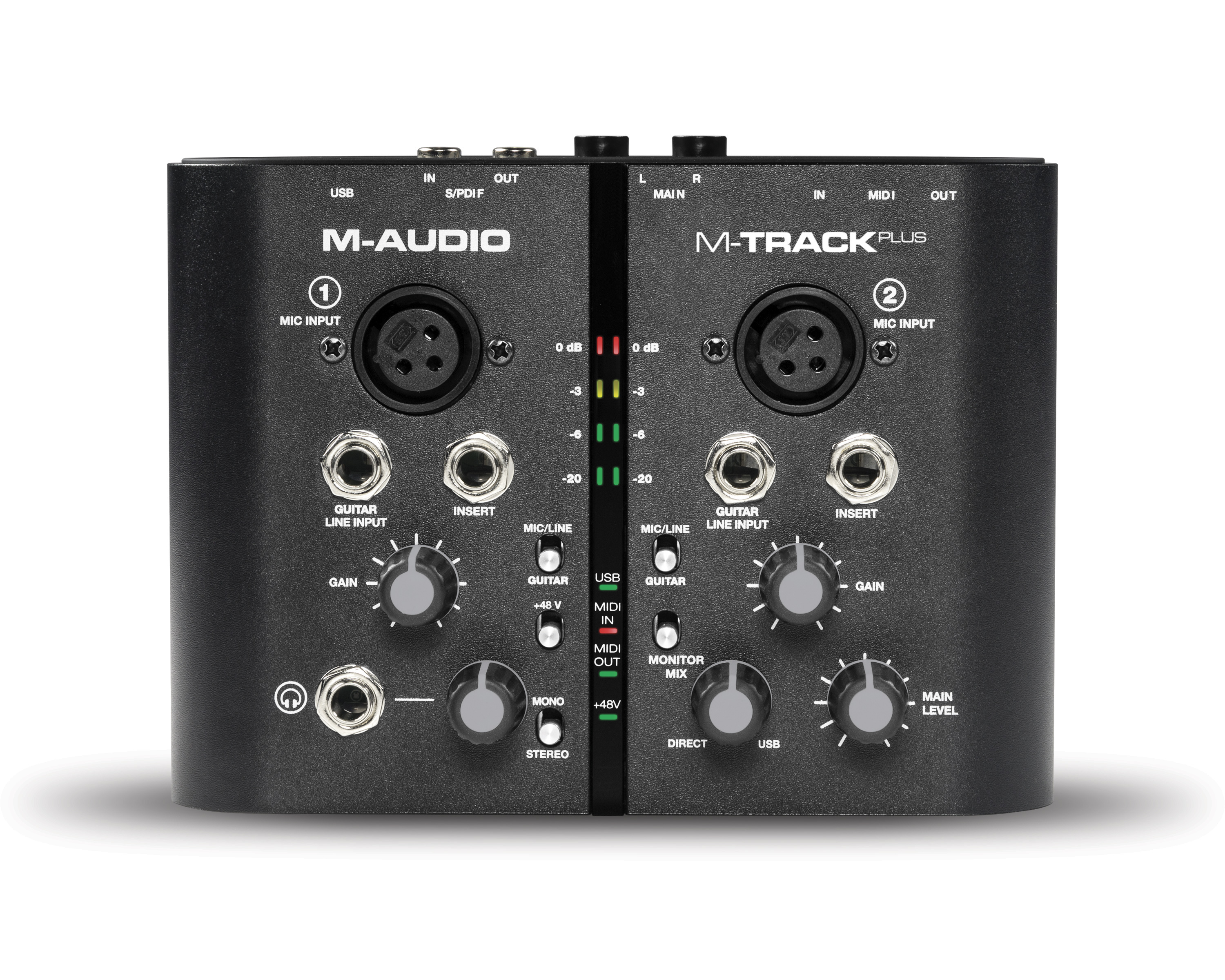 M-Audio M-Track Plus Two-Channel USB Audio/MIDI Interface with Digital I/O