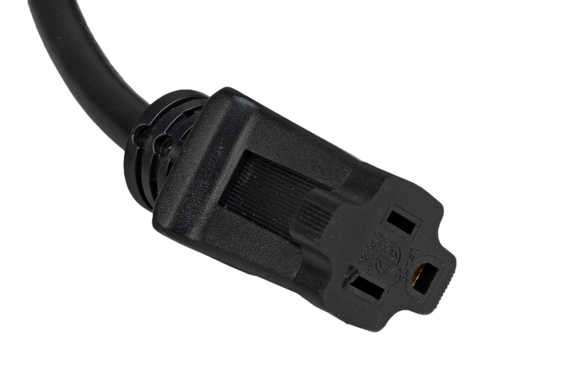 Milspec D11712025BK ProPower Cordset 12/3 AC Extension Cord Black - 20 Foot