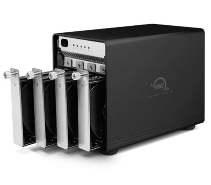 OWC TB2IVKIT0GB ThunderBay 4 - Four-Bay Professional Grade Enclosure with Dual Thunderbolt 2 Ports