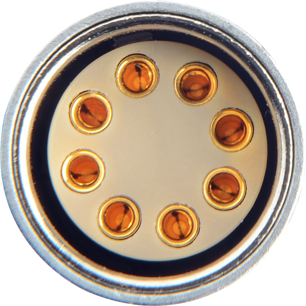 Laird Power Cable 12V/24V DC Lemo 3B 8-Pin Male to 3B 8-Pin Female - 1 Foot