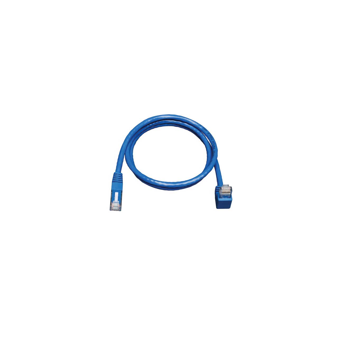 Tripp Lite N204-010-BL-DN Cat6 Gigabit Molded Patch Cable (RJ45 Right ... Tripp Lite N204-010-BL-DN Cat6 Gigabit Molded Patch Cable (RJ45 Right ...
