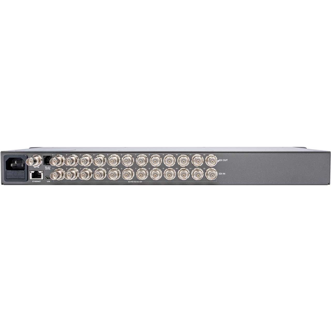 Blackmagic Design VHUBSMTCS6G1212 Smart Videohub CleanSwitch 12x12 - 6G ...