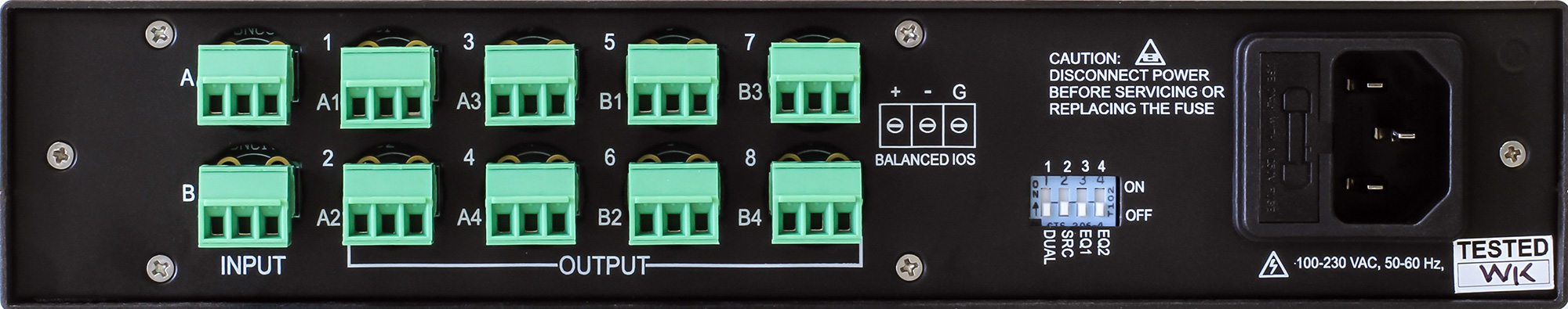 Ward Beck POD12A/110 Dual 1x4 or 1x8 AES/EBU Distribution Amplifier ...