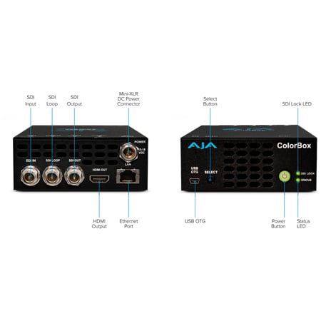 AJA ColorBox In-Line Color and HDR/SDR Transform Converter