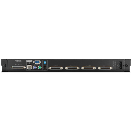 Belkin F1DC108V 18.5 Inch 1U Rackmount Console - 8 Port KVM Switch ...