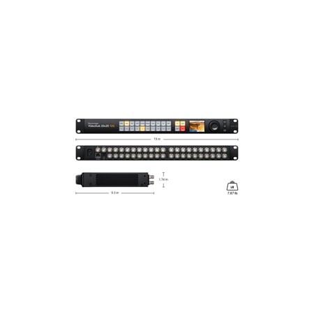Blackmagic Design VHUBSMAS12G2020 Videohub 12G 1RU 20x20 Zero Latency ...