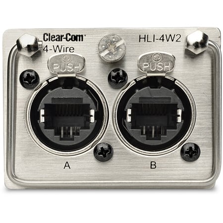 Clear-Com HLI-4W2 HelixNet 4-Wire Interface Module for HMS-4X Intercom ...