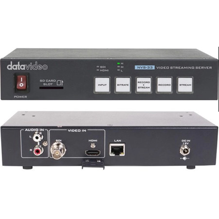 Datavideo EZ Streaming Package A - Includes BC-50 Block Camera/NVS-33 ...