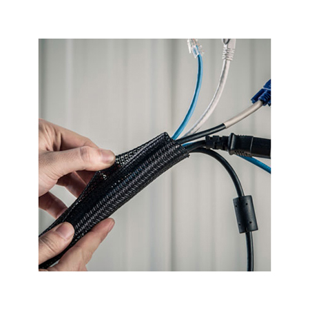 Techflex F6N0.50 1/2-Inch Flexo Self-Wrapping/Split Tube/Semi-Rigid ...