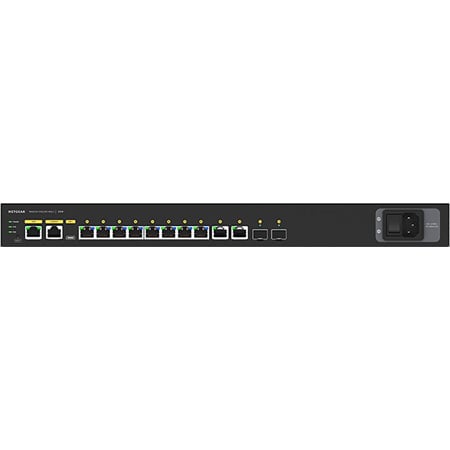 Netgear AV Line M4250 Series GSM4212PX 12-Port / 8xPoE+ 240W / 2x1G ...