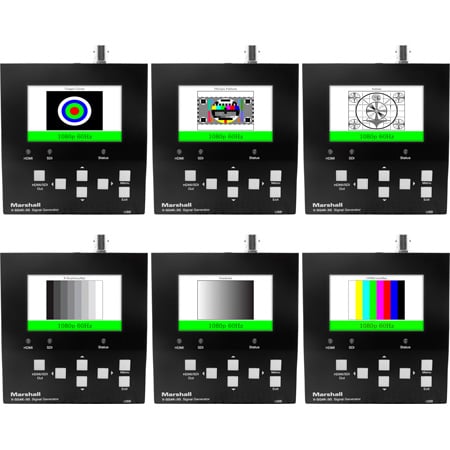 Marshall V-SG4K-3G 4K UHD HDMI and 3G HD-SDI Broadcast Test Signal ...