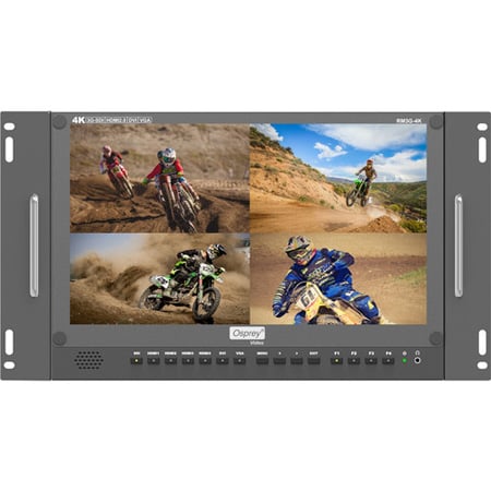Osprey Video RM3G-4K 6RU 3G-SDI / HDMI2.0 4K 15.6 Inch IPS Rackmount ...