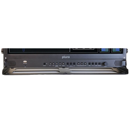 Plura PBM-224-3G-V2 Portable and Rack-Mountable 24-Inch LCD Monitor ...