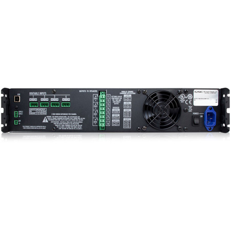 QSC CXD4.3-NA 4-Channel 4000W Processing Amplifier with Onboard DSP