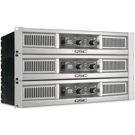 QSC GX3 2-Channel 300 Watt at 8-Ohm Audio Power Amp