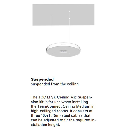 Sennheiser TCC-M-S-W TeamConnect Ceiling Medium Mic Array w/ Housing ...