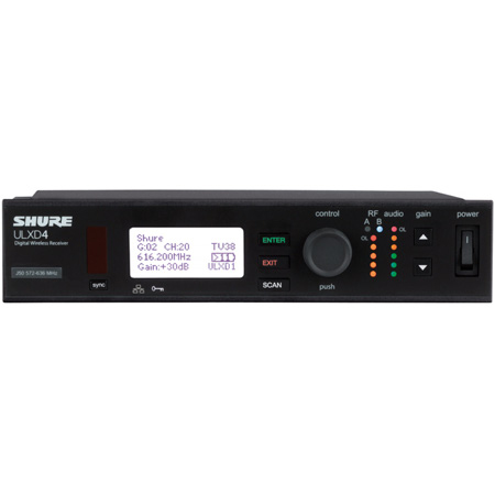 Shure ULXD Wireless Mic Kit with MX150B/C Lavalier / ULXD1 Transmitter ...