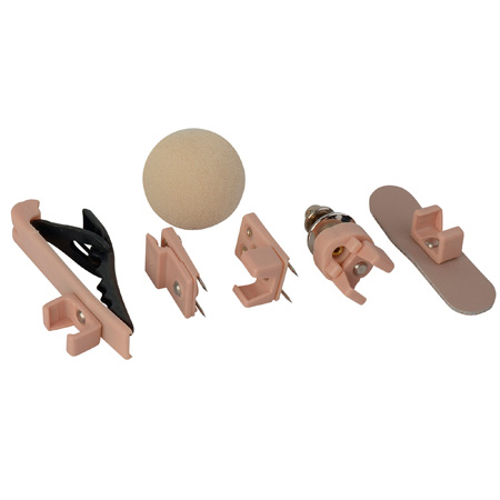 Tram TR-50 Lavalier Mic with Lectrosonics TA5F Positive Bias Tan