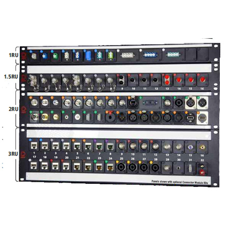 AVP WKM-US116E15-Z-B80 - 1.5RU - 1x16 Metal Universal Video Patch Panel ...