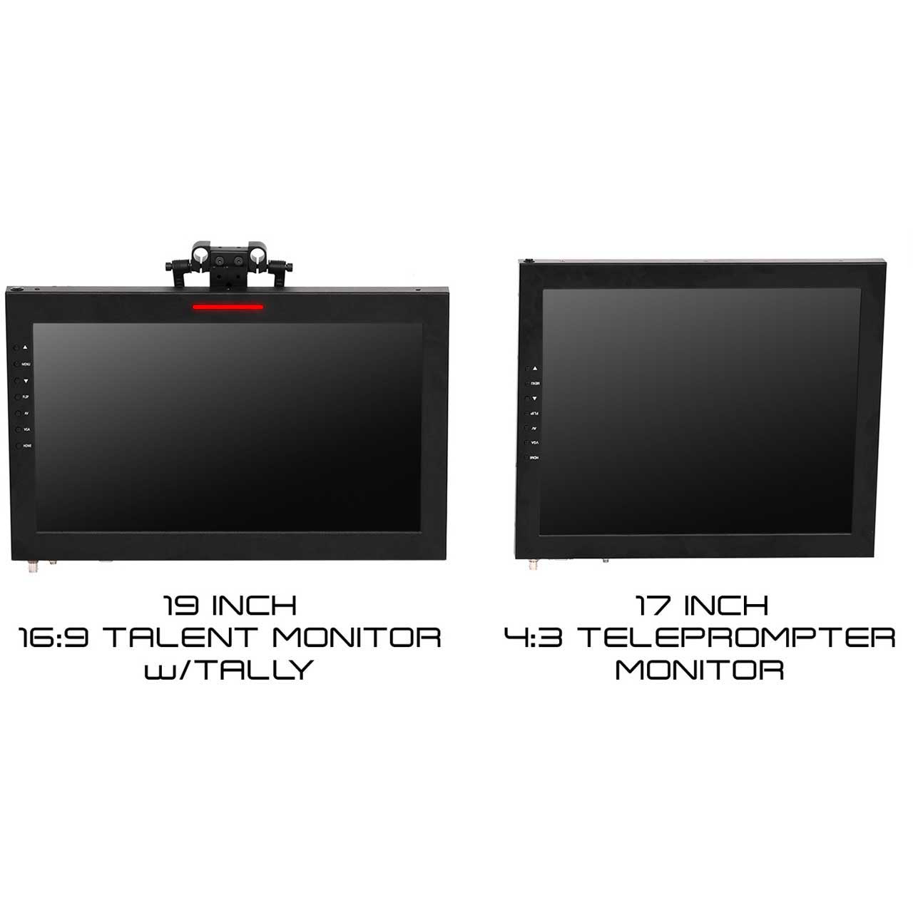 ikan PT4700S-TMW 17-Inch High Bright Teleprompter with 19-Inch ...