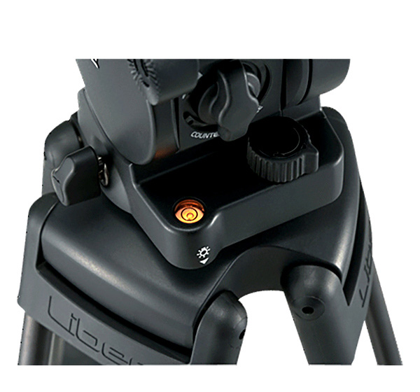 Libec RS-250DM - RH25D Head / RT30B Tripod / BR-2B Mid-level spreader / FP-2B Foot pads / RC-30 Case