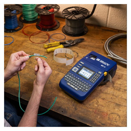 Brady M510 Portable Industrial Label Printer with Accessories Kit