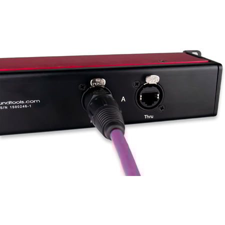 SoundTools CATRACK-MX 12 Male XLR Audio Over CAT5 Rack Unit w/ etherCON ...