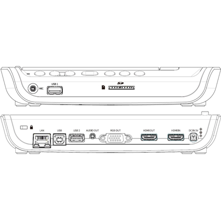 Elmo MA-1 STEM-CAM Portable Classroom Document Camera with Built-In ...