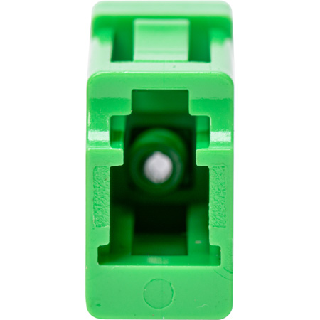 LC to LC APC Fiber Adapter Simplex Single Mode - Green