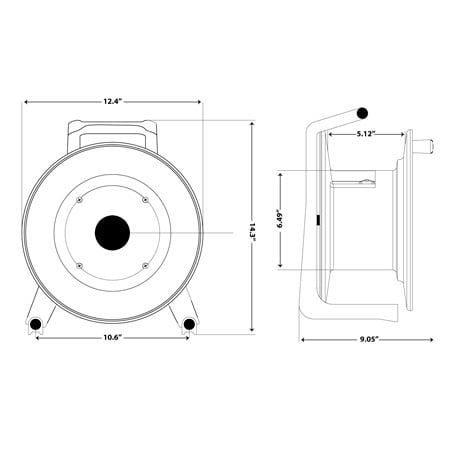 JackReel F4 High Performance Fiber Optic Ready Cable Reel