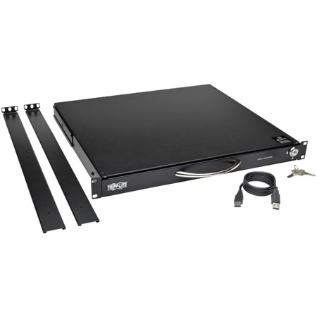 Tripp Lite SRSHELFKBD SmartRack 1U Rackmount Keyboard with KVM Cable Kit