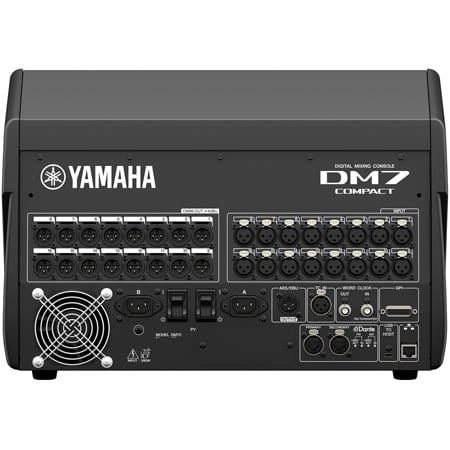 Yamaha DM7C Compact Dante Enabled Professional 72-Channel Single Bay ...