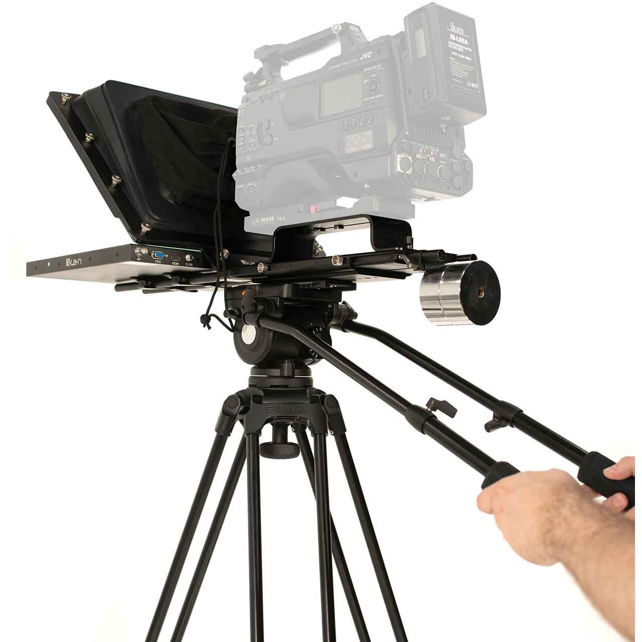 ikan PT4500-TRIPOD-TK 15-Inch Turnkey Teleprompter Kit with Tripod ...