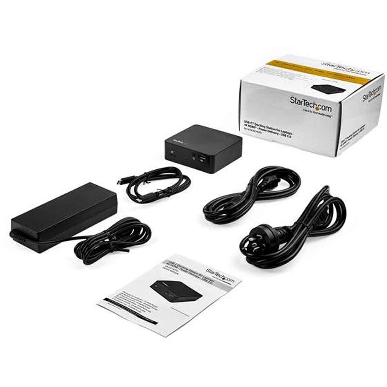 StarTech DK30CHDPD USB C Dock - 4K HDMI - Windows/Mac - 85W Power Delivery