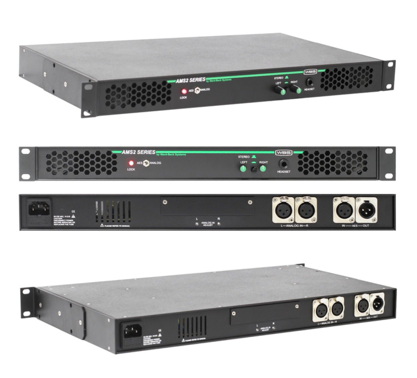 Ward Beck AMS2 Mini Cue Rackmount Stereo Audio Monitor Speaker with ...